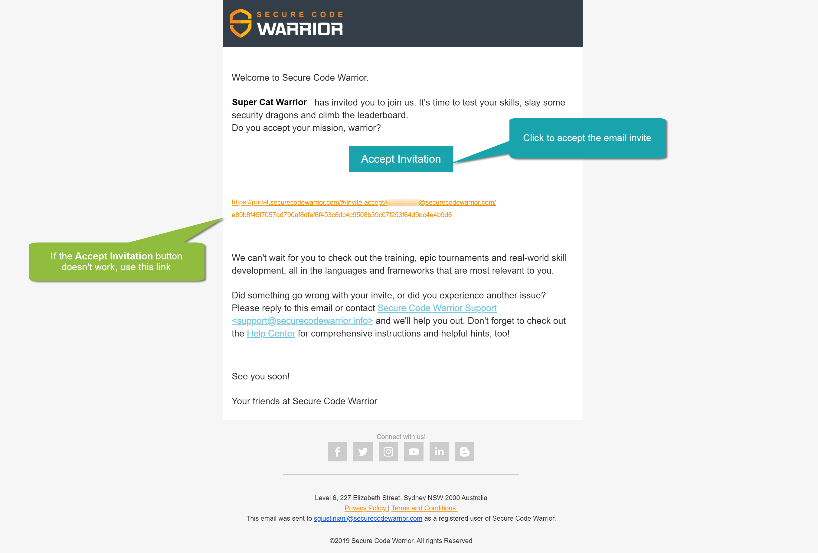 How to register and activate your account – Secure Code Warrior