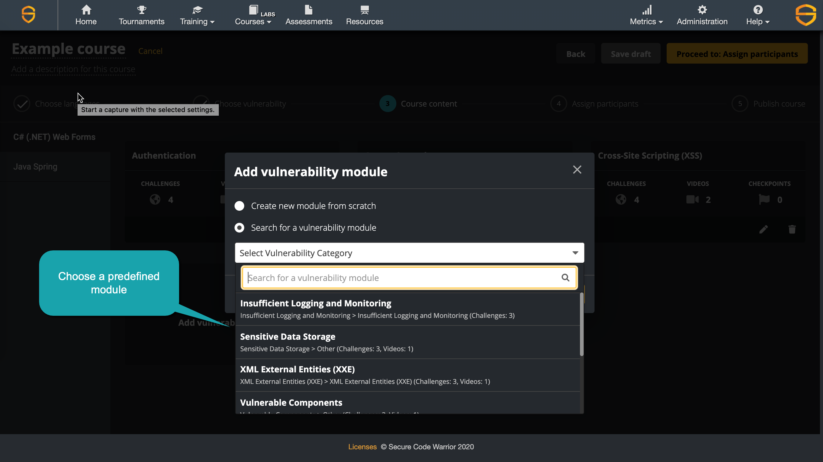 How to Create Your Own Course Module – Secure Code Warrior