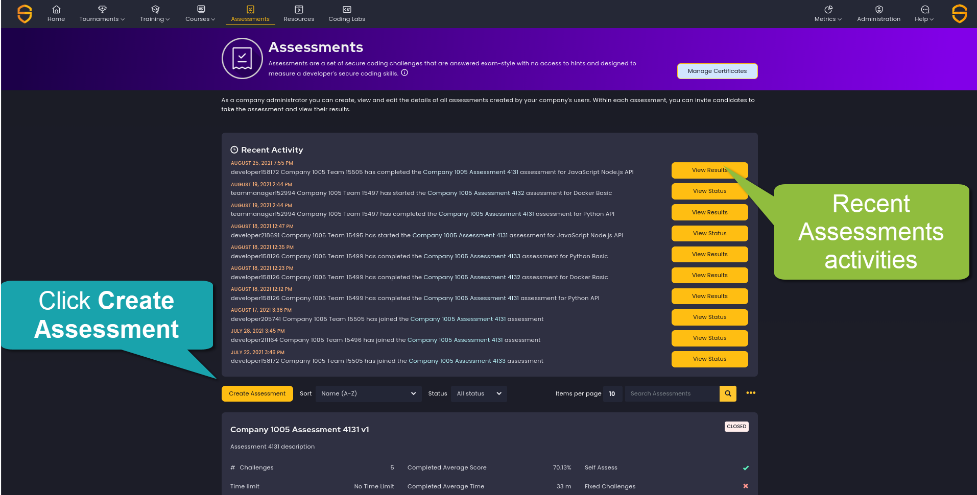 How to Create an Assessment – Secure Code Warrior