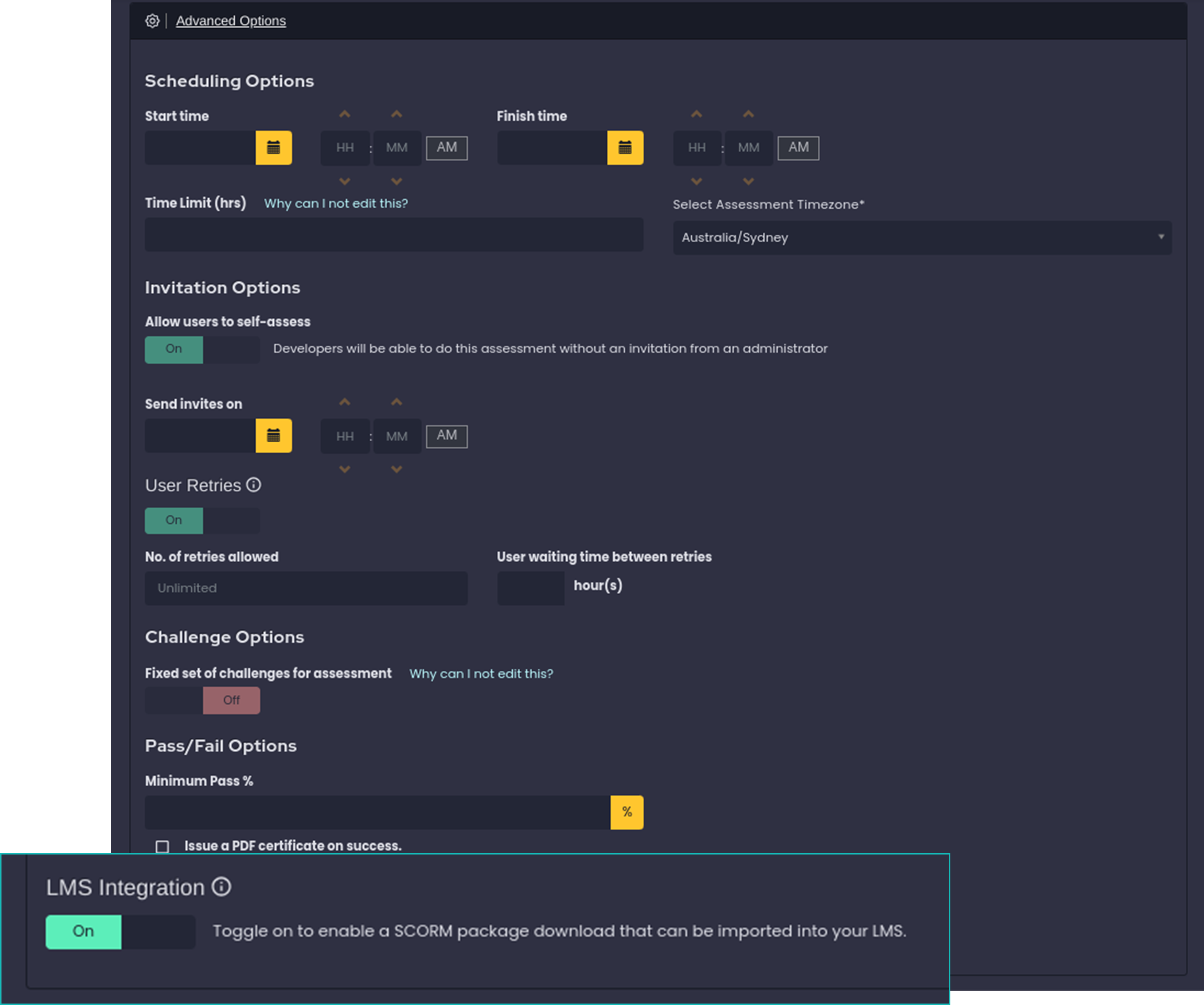 SCORM LMS Integration – Secure Code Warrior