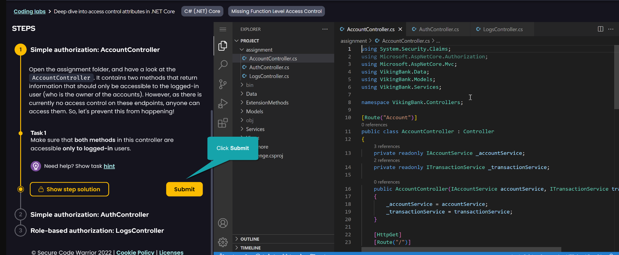 Coding Labs Overview – Secure Code Warrior